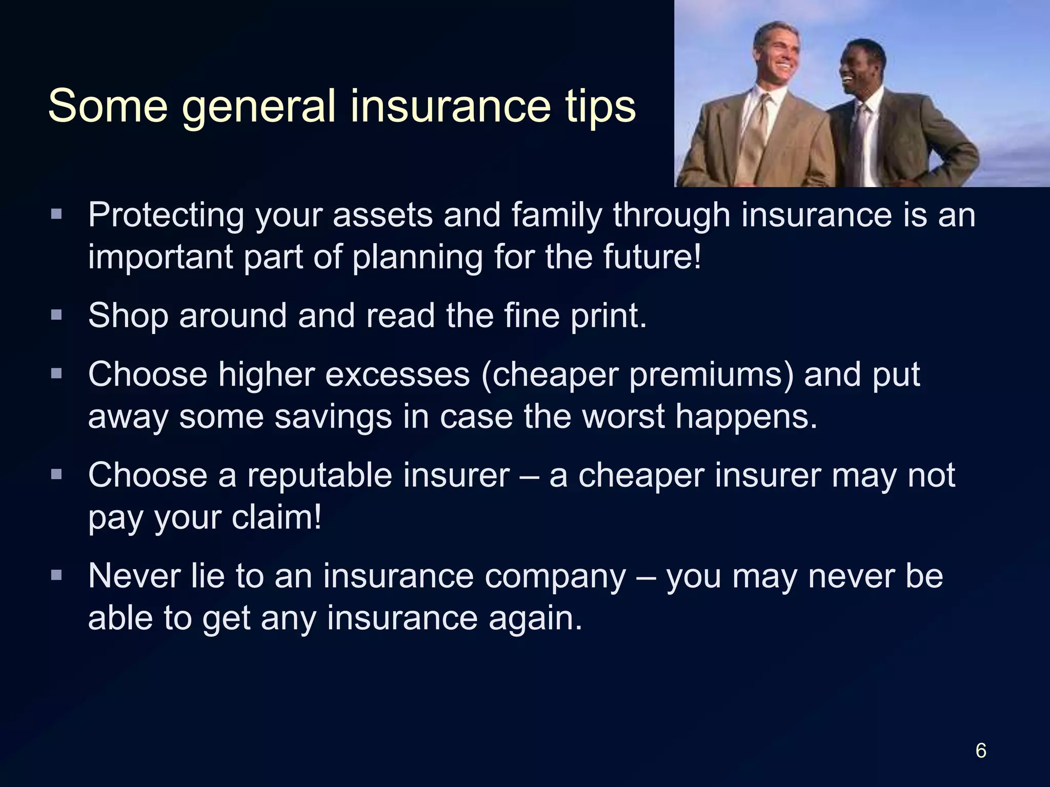 Unit 6a Introducing insurance | PPTX | Insurance | Personal Finance