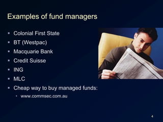 Unit 14b Types of Managed Funds | PPTX