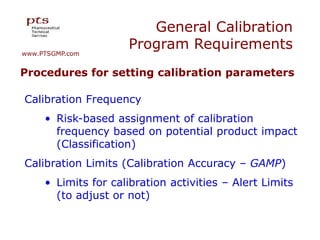 Pharmaceutical Calibration - Short | PPT
