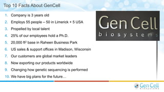 Establishing an Irish Biotech Company, Kieran Curran, CEO of Gen Cell | PPT