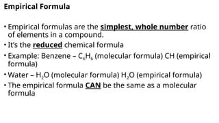 GenChem1-Writing Chemical Formula and Empirical/Molecular.pptx