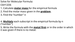 GenChem1-Writing Chemical Formula and Empirical/Molecular.pptx