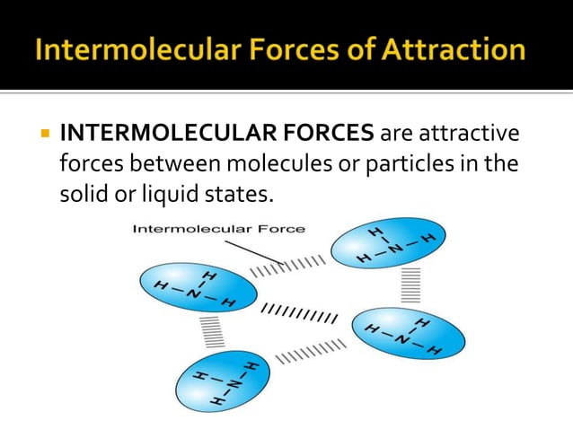 General Chemistry II] Intermolecular Forces | PPT