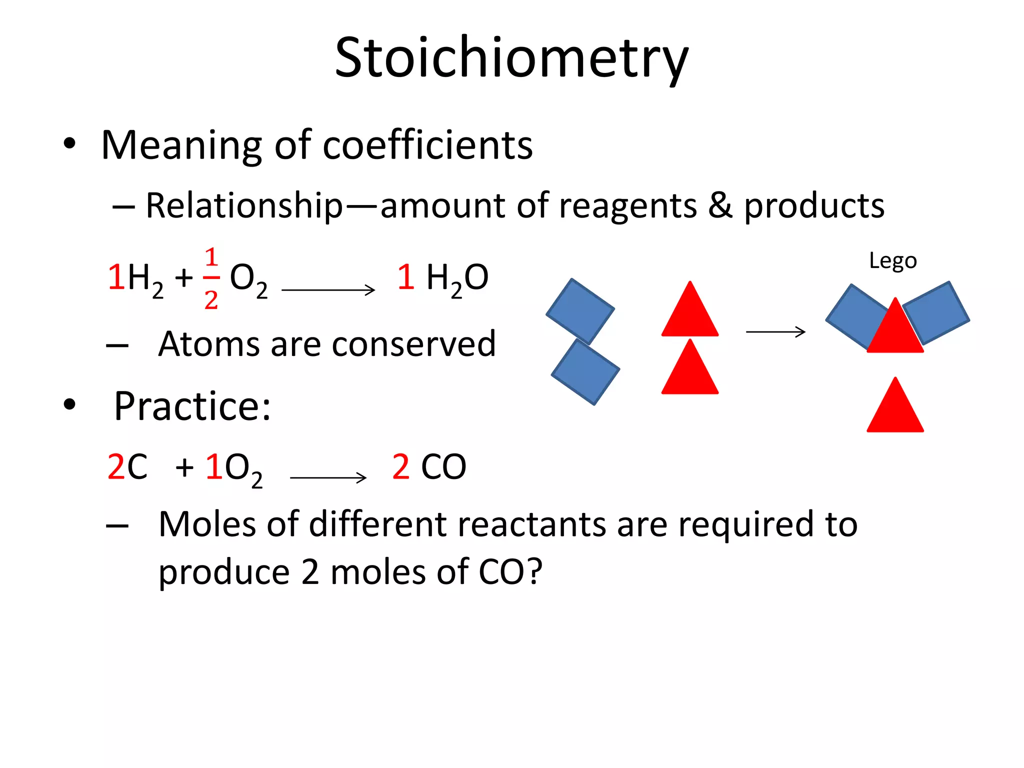 Stoichiometry in Chemistry | PPTX | Chemistry | Science