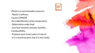 compounds released from single use plastics | PPTX