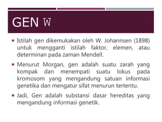 Gen dan Asam Nukleat | PPTX