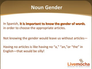 Noun Gender | PPT