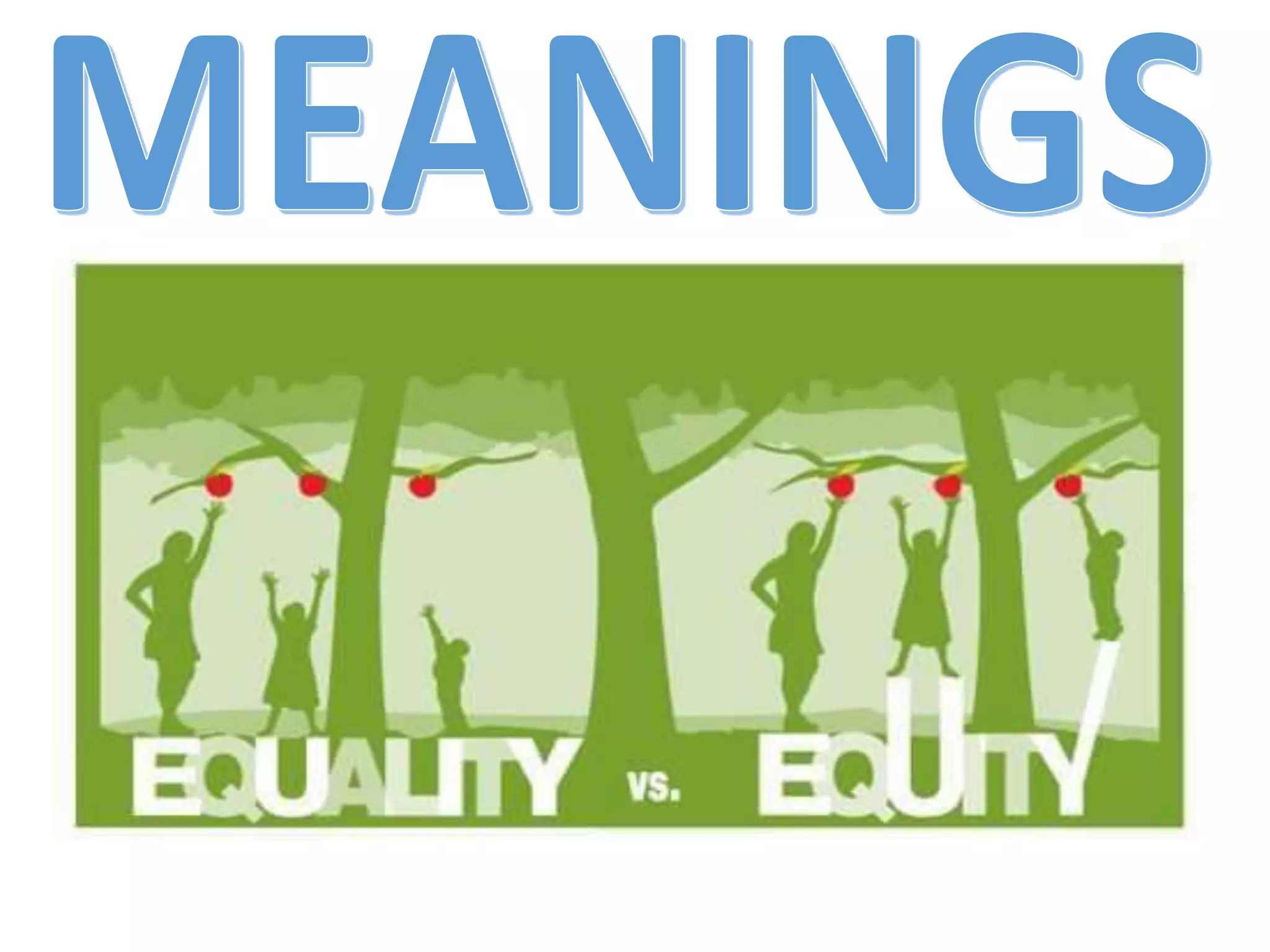 Gender : Equity vs Equality | PPTX
