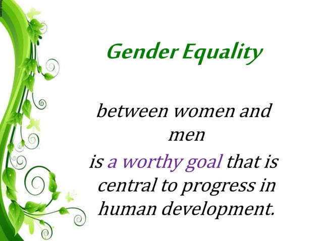 Gender and Development | PPT