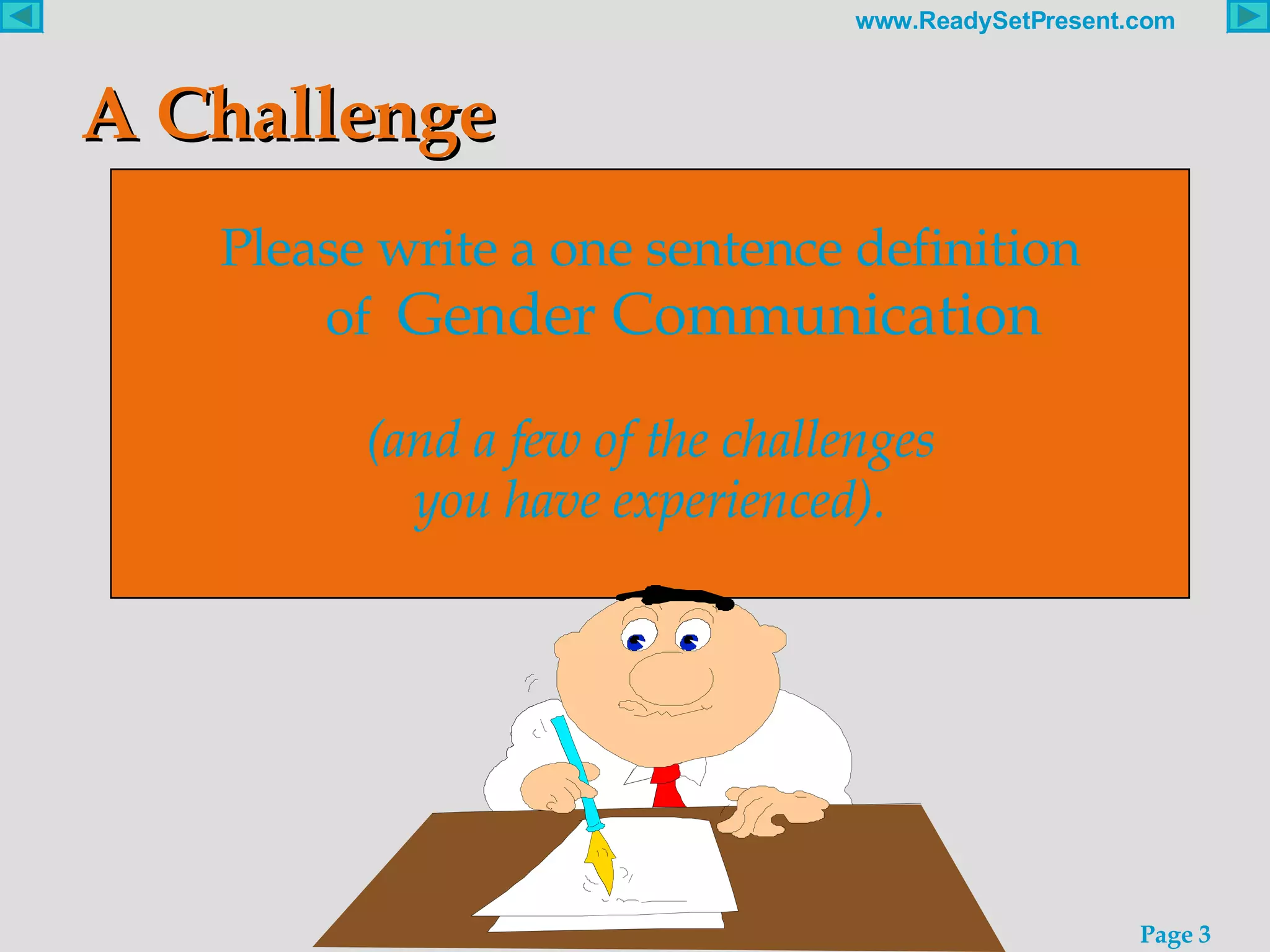 GENDER DIFFERENCES POWERPOINT | PPT