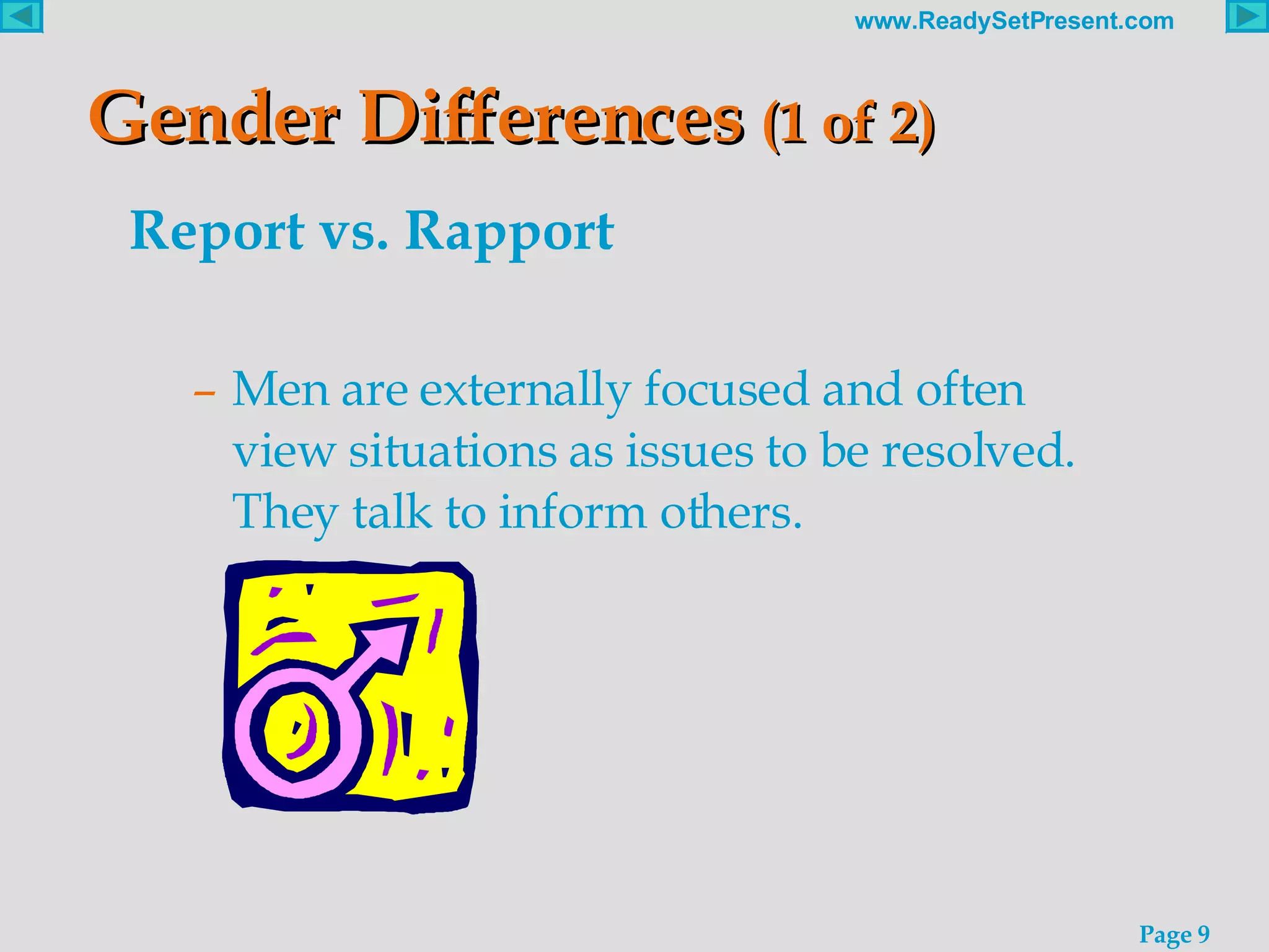 GENDER DIFFERENCES POWERPOINT | PPT