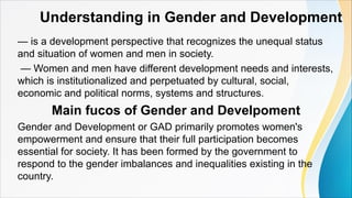 GENDER-FINALS-4-REVIEWERGender and society Gender development;Salient ...