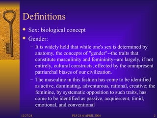 gender notes by Saman,an excellent guide | PPT