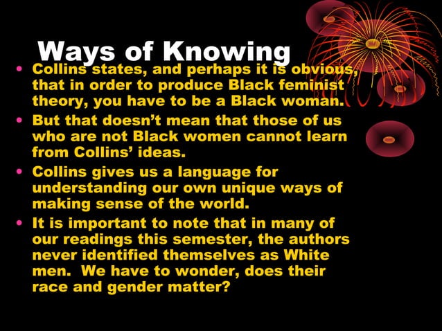 Gender intersectionality collins | PPT | Science
