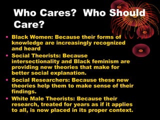 Gender intersectionality collins | PPT