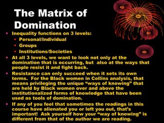 Gender intersectionality collins | PPT