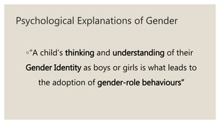 Gender kohlberg | PPTX