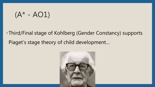 Gender kohlberg | PPTX