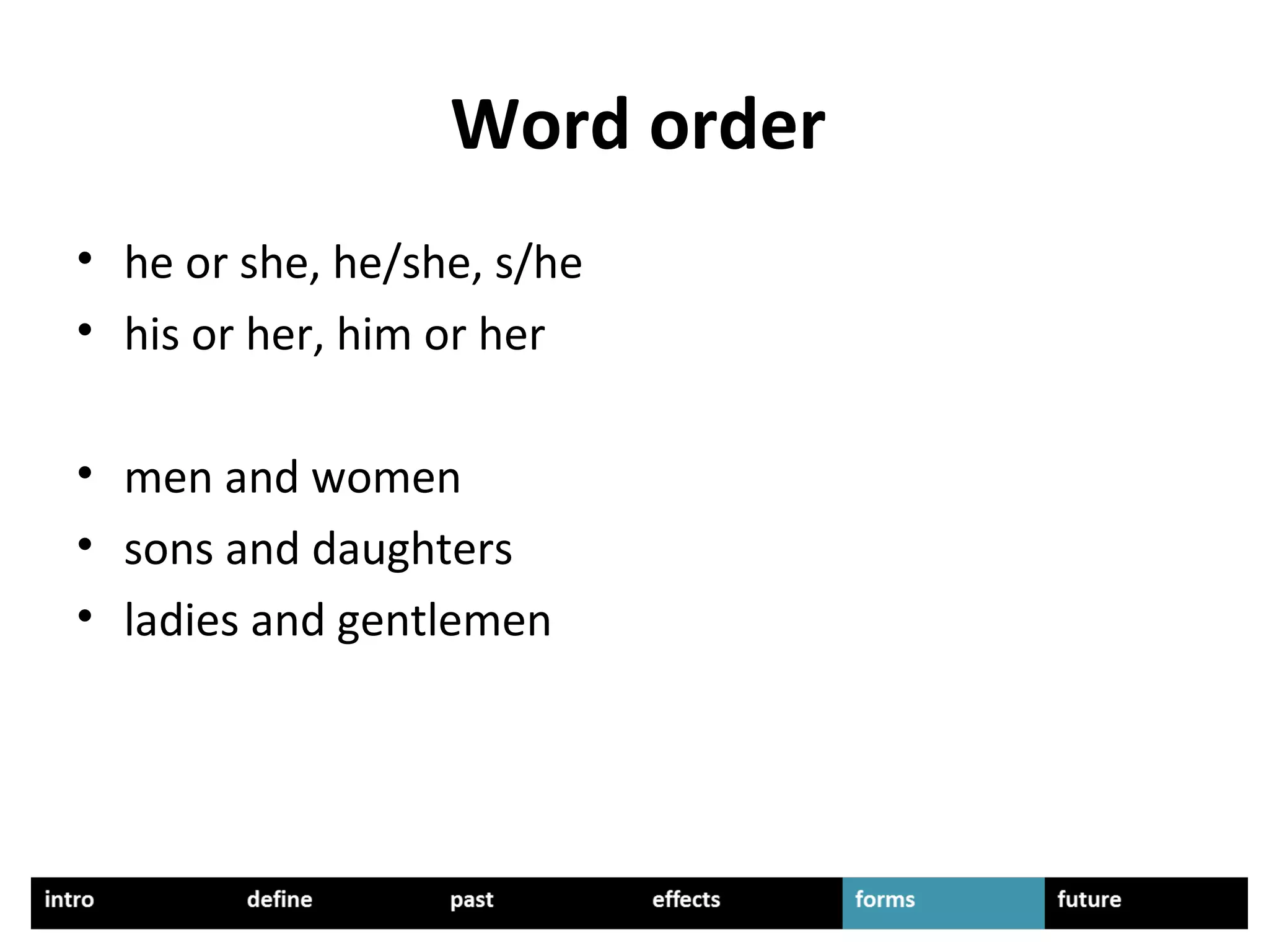 Gender-neutral Language | PPT