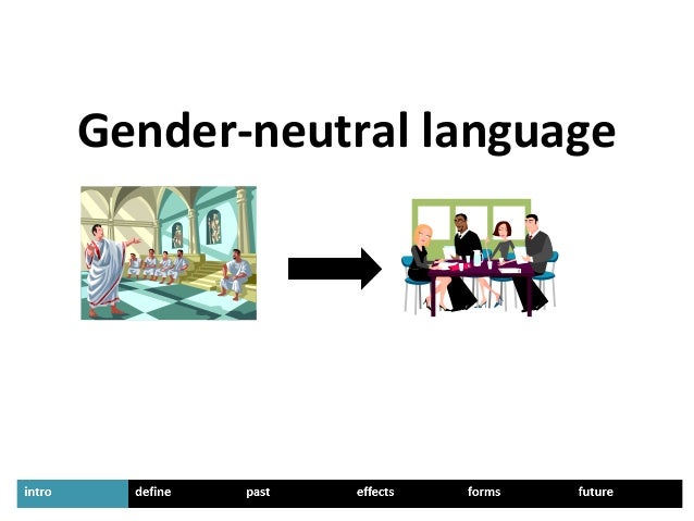 Gender-neutral Language