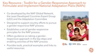 Gender-Responsiveness and Social Inclusion (GESI) at the Subnational Level to Strengthen NAP ...