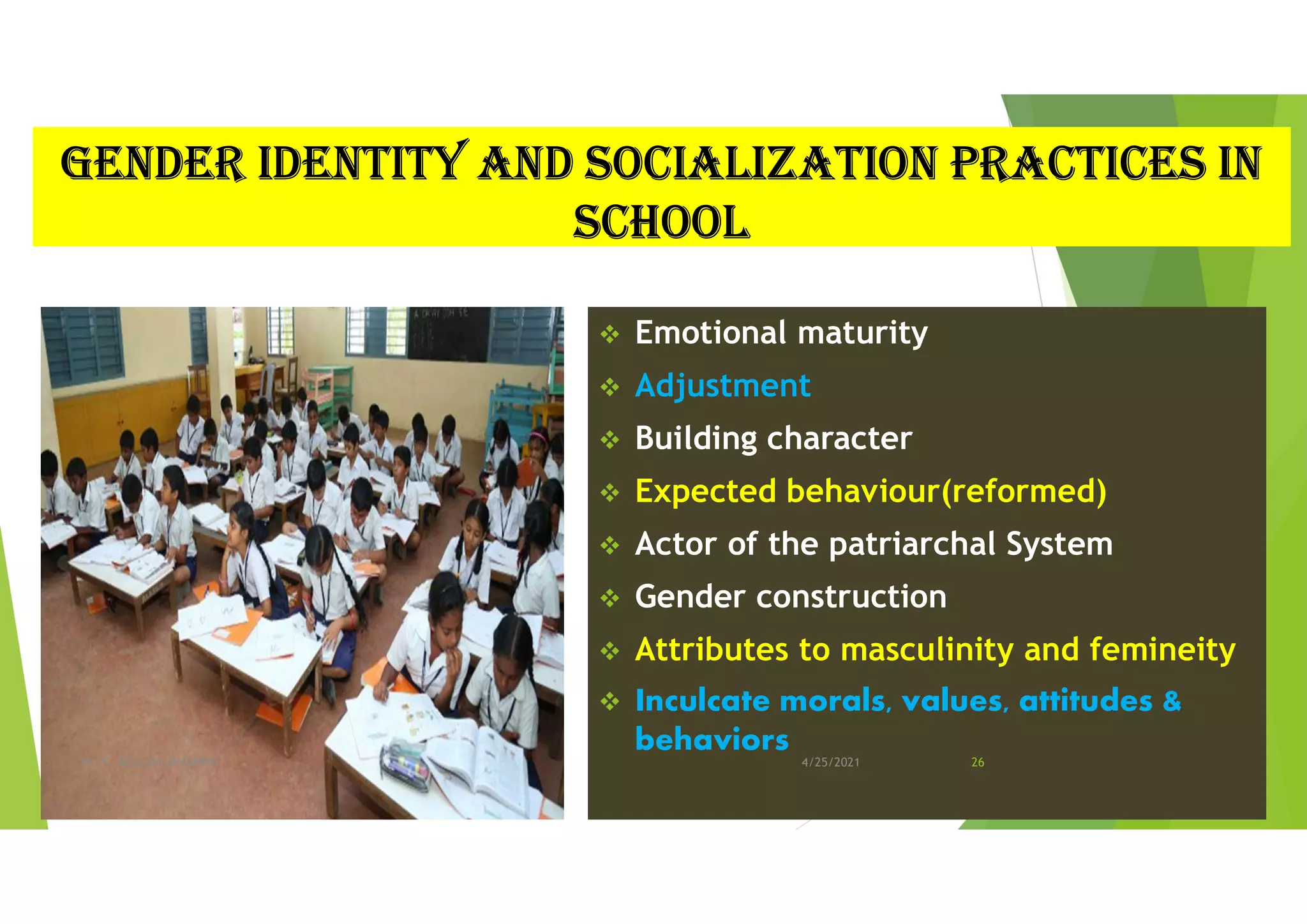 Gender socialization process | PDF