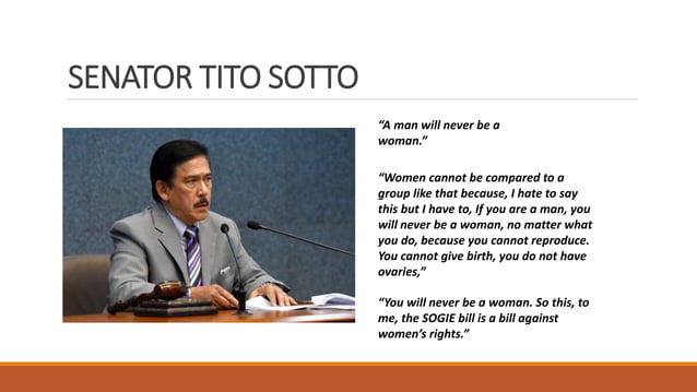 SOGIE BILL AND GAD | PPTX