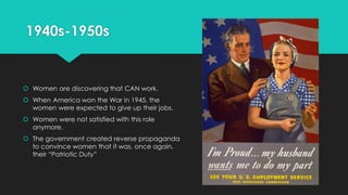 Gender women in the workplace | PPT