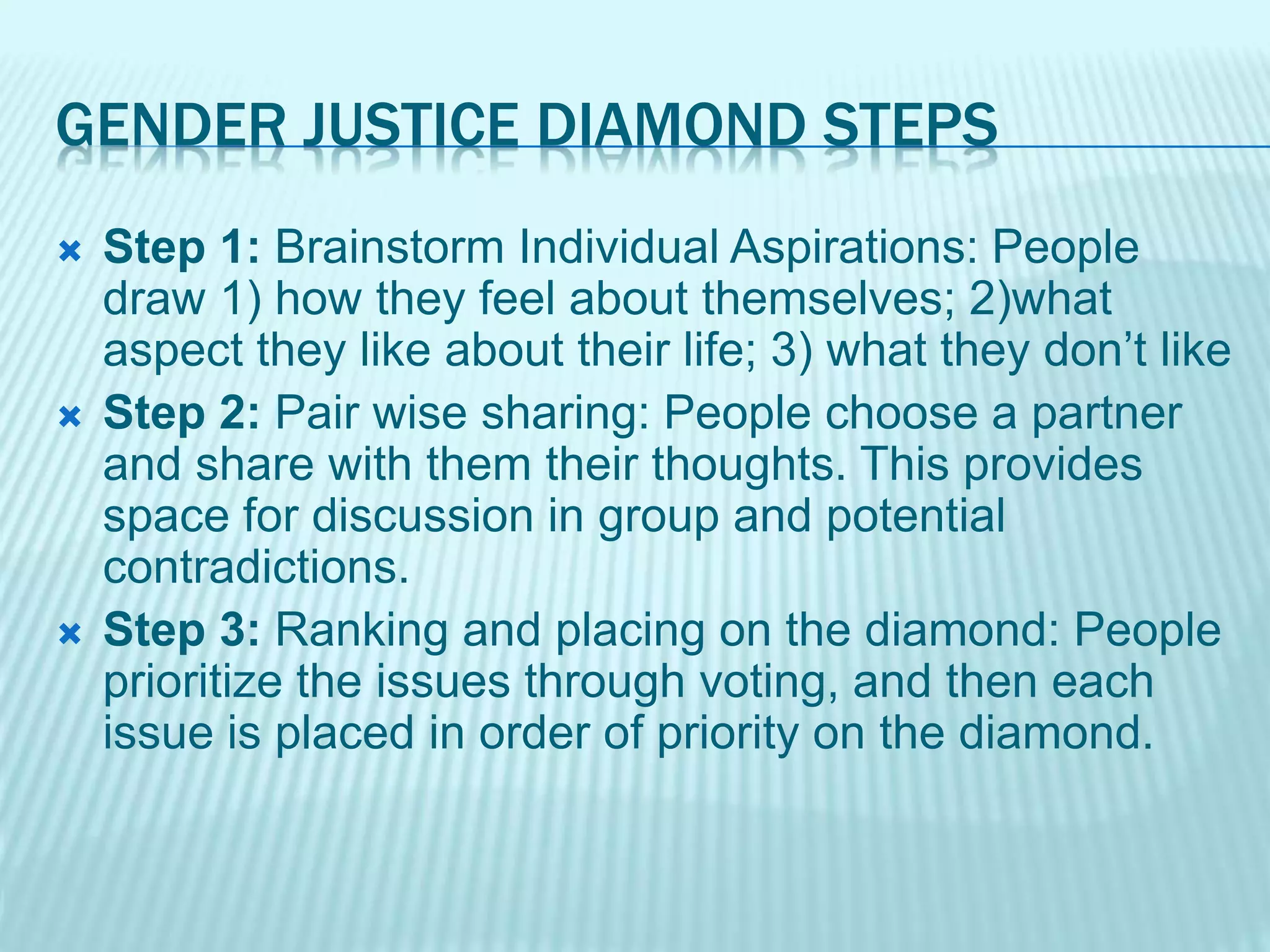 Gender Action Learning System | PPTX