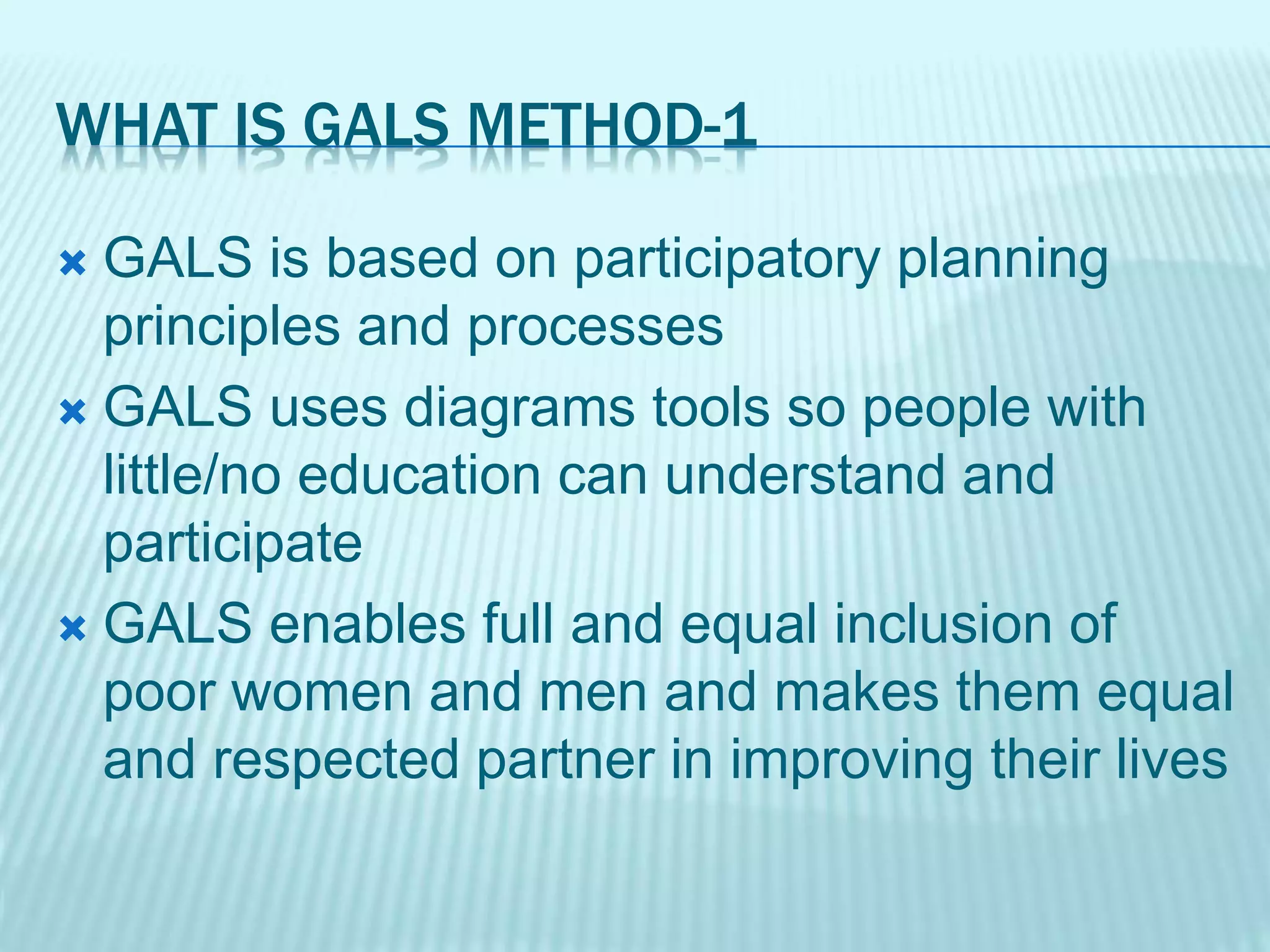 Gender Action Learning System | PPTX