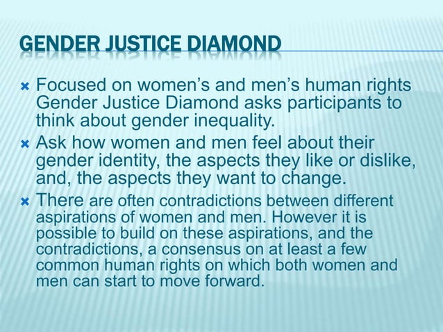 Gender Action Learning System | PPTX | Family and Relationships