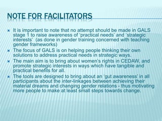 Gender Action Learning System | PPTX