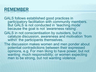 Gender Action Learning System | PPTX