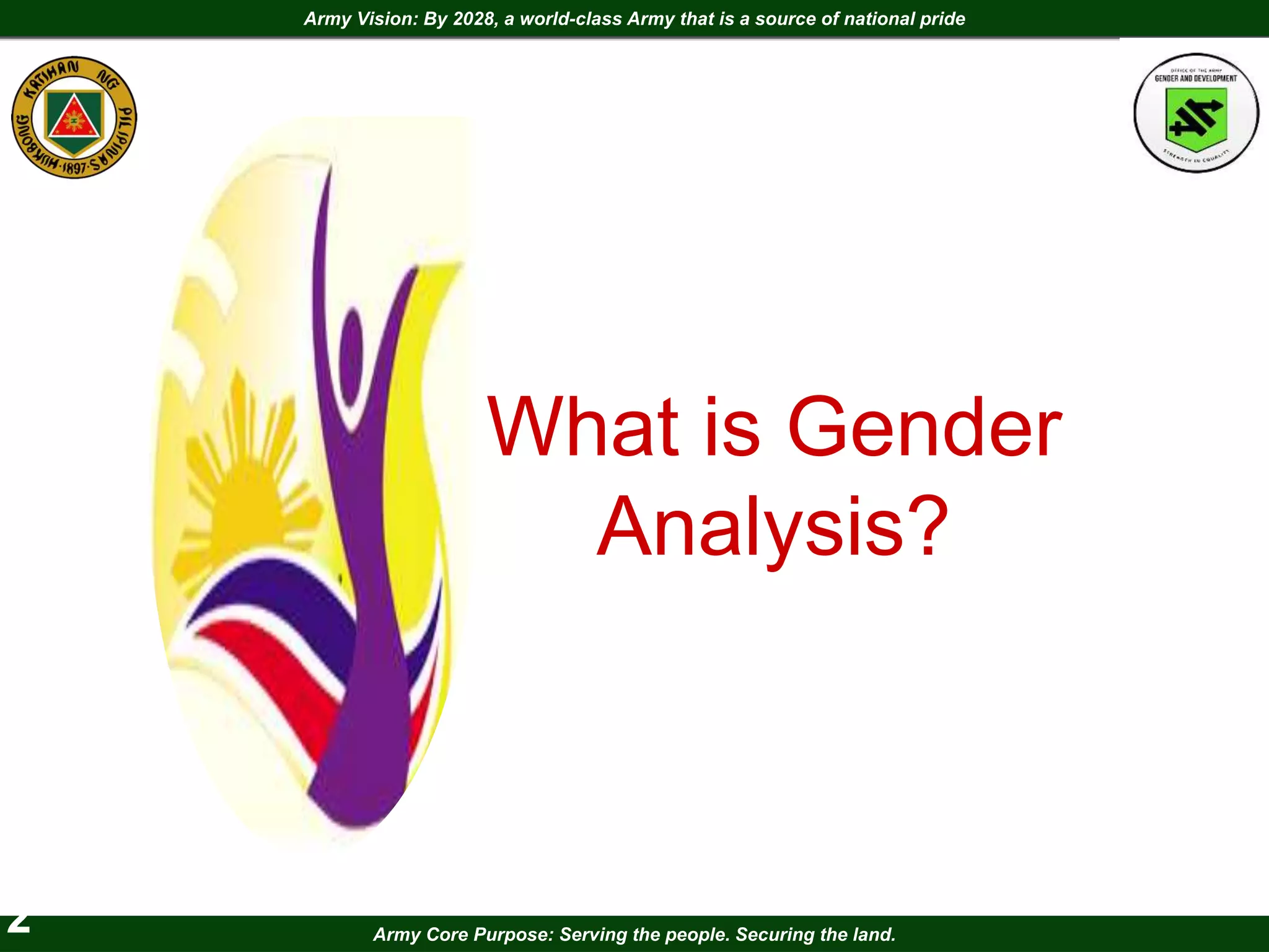 Gender analysis | PPTX