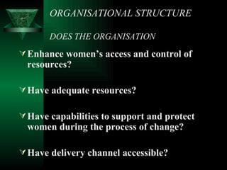 Gender Analysis Framework & Planning (B.R. Siwal) | PPT