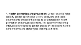 GENDER ANALYSIS IN - HEALTH.pptx