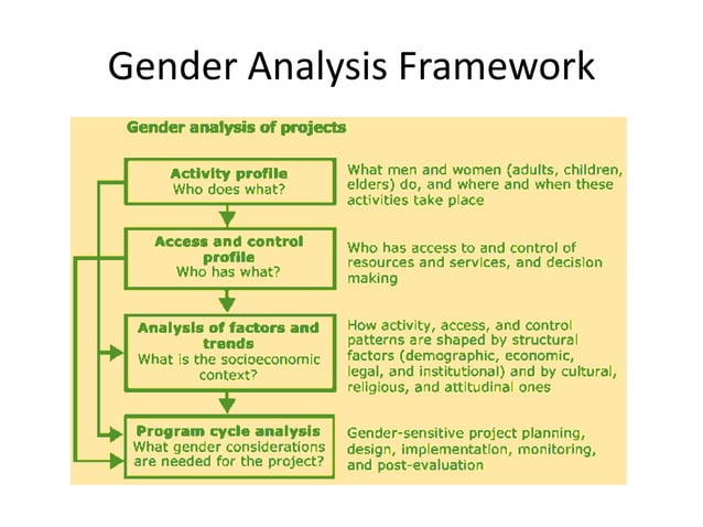 Introduction to Gender Analytical Tools in the agricultural sector and ...