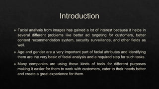 Gender and Age Detection using OpenCV.pptx | Technology & Computing