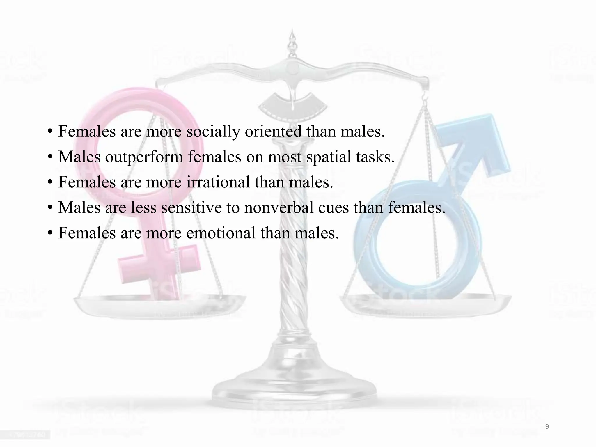 gender and behavior in psychology behavior pptx | PPTX