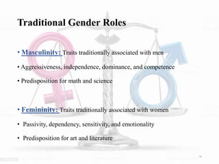 gender and behavior in psychology behavior pptx | PPTX