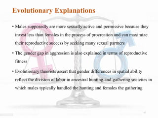 gender and behavior in psychology behavior pptx | PPTX