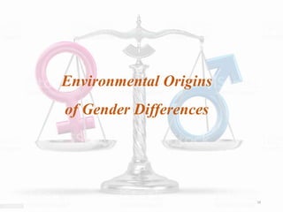 gender and behavior in psychology behavior pptx | PPTX