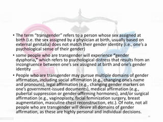 gender and behavior in psychology behavior pptx | PPTX