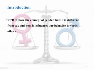 gender and behavior in psychology behavior pptx | PPTX