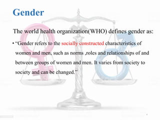 gender and behavior in psychology behavior pptx | PPTX