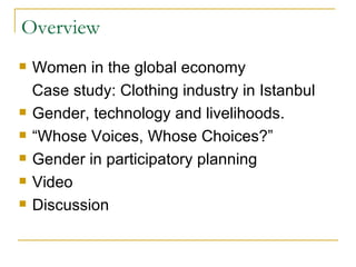 Gender And Development | PPT