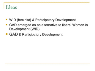 Gender And Development | PPT