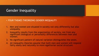 Gender and development | PPTX