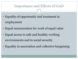 Gender and development | PPTX