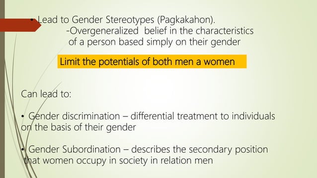 Gender and Development.pptx | Reproductive Health | Diseases and Conditions